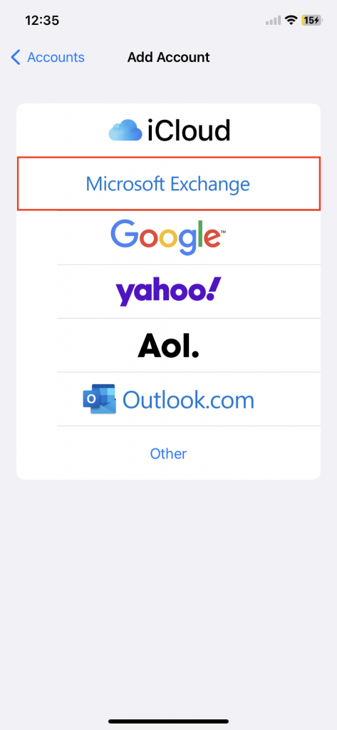 Adding a FDU Email Account to a Mobile Device’s Native ‘Mail’ App ...